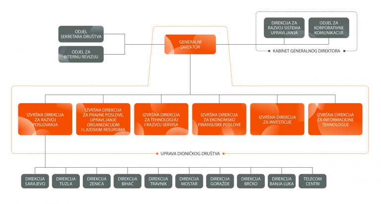 Organizacija i upravljanje - BH Telecom d.d. Sarajevo