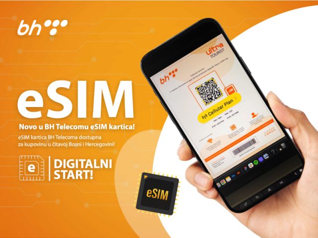 Novo u BH Telecomu – eSIM kartica! - BH Telecom d.d. Sarajevo