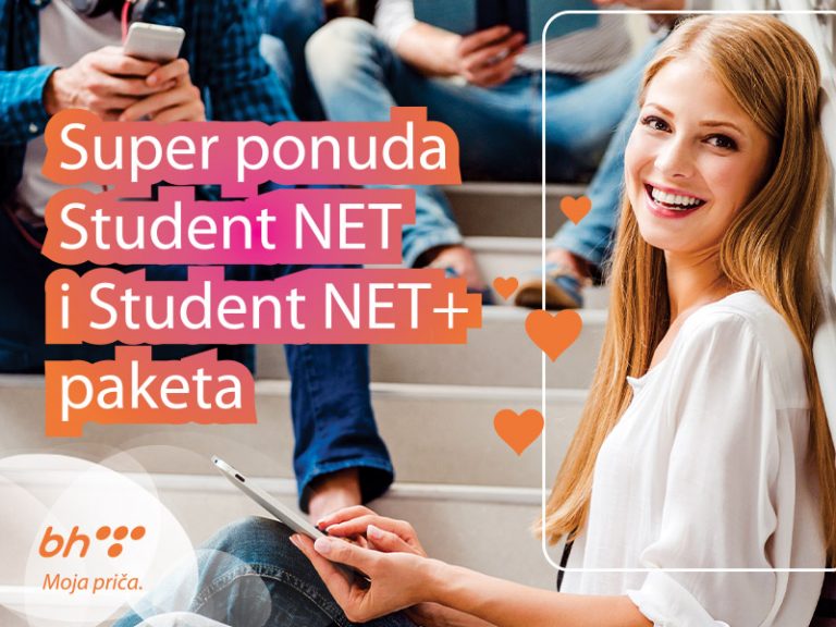 Poveži se s najboljom ponudom za studente: STUDENT NET paketi BH Telecoma - BH Telecom d.d. Sarajevo